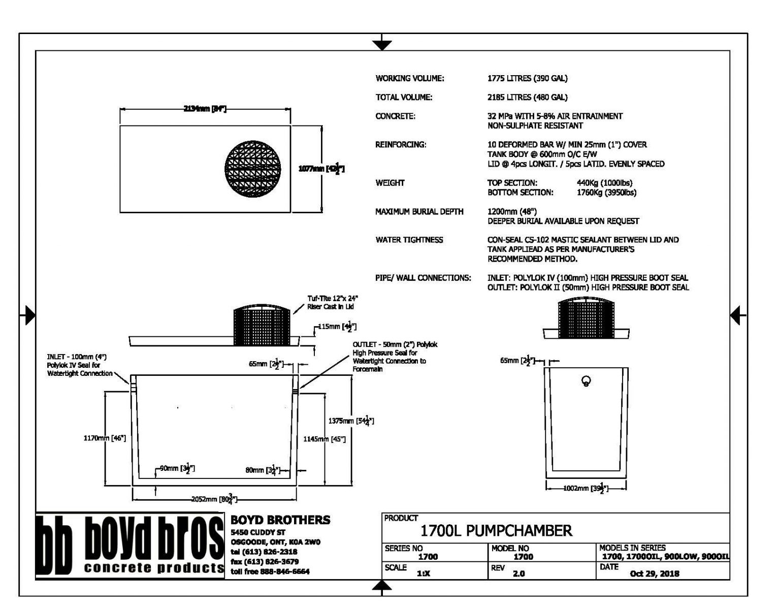 Resources- Balancing & Pump Tanks - Boyd Bros Concrete Products