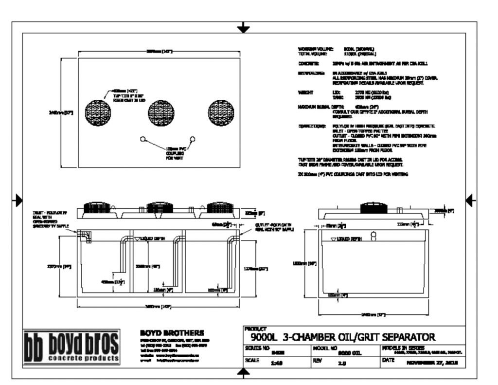 Resources- Grease, Oil & Grit - Boyd Bros Concrete Products